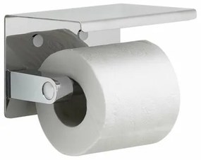 GEDY 2839 držák toaletního papíru s poličkou, stříbrná
