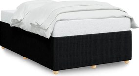 Rám postele bez matrací černá 120x190 cm textil 3284923