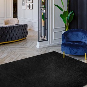 Dywany Łuszczów, Kusový koberec Visco Rabbit Dark grey 5, 80x150, šedá, dětský pokoj