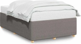 Rám postele bez matrace taupe 120 x 200 cm textil 3284932