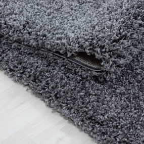 Ayyildiz koberce Kusový koberec Life Shaggy 1500 grey kruh - 200x200 (průměr) kruh cm
