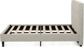 Manželská postel béžová 180x200 cm BED-M180 CRM2
