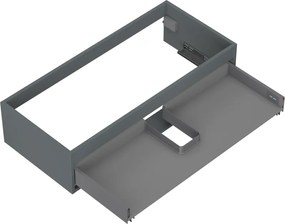 Mexen Box-A, závěsná skříňka 100 cm, 1 zásuvka, grafitová matná, 91AX0-1000-235-1-66