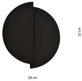 Nástěnné svítidlo FORM 1xG9/8W/230V černá