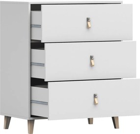 IDZ Komoda FIGO 3S 02, 80 cm Bílá