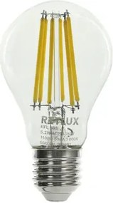 RETLUX RFL 603 Filament A60 E27 5.2W / 1100 lm / 3000K - teplá bílá /