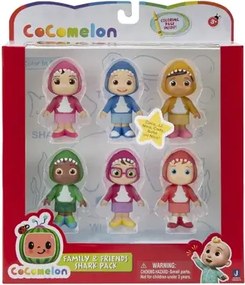 COCOMELON Sada figurek Rodina a přátelé / Figurky / 6 ks / motiv žralo