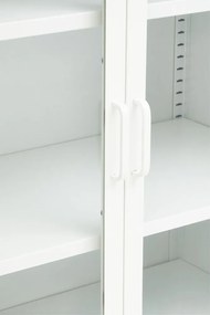 Bílá ocelová vitrína 80x102x40 cm Acier – Premier Housewares