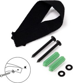 Regál LOFT 29 cm černý