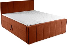 Boxspring postel RITA, 200x160, oranžová (pretty 9)