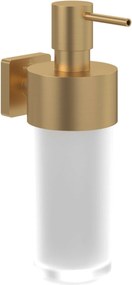 Villeroy & Boch Elements Striking - Dávkovač mýdla s držákem, kartáčované zlato TVA15200700076