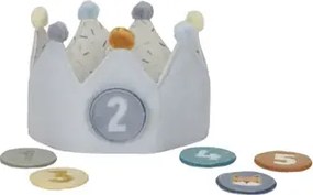 Little Dutch Narozeninová korunka s čísly Blue / od 12 měsíců