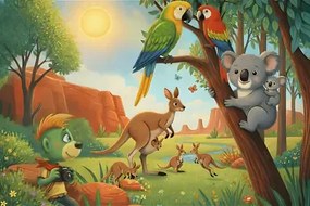 TREFL Puzzle Treflíci Inspired By Nature: Koaly a klokani / 100 dílků