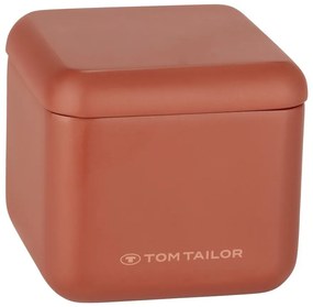 Oranžový koupelnový organizér na vatové tampony z polyresinu Tom Tailor T-Rounded – Wenko