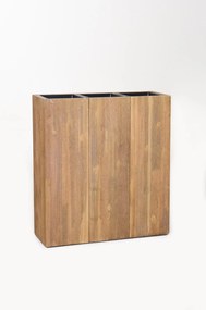 Dřevěný květináč ELEMENTO, šířka 64 cm, dřevo, světle hnědý