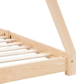 Rám dětské postele masivní borové dřevo 90 x 200 cm 283357