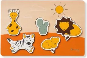 Hauck dřevěné Puzzle vkládací Puzzle N Fit Safari