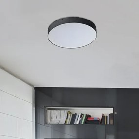LED stropní svítidlo Monza R 40 3000K černé