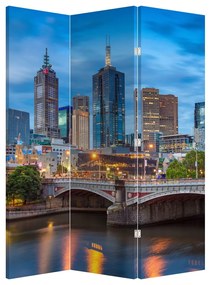 Paraván - Město Melbourne (126x170 cm)