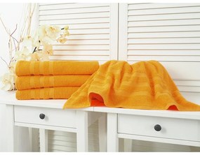 B.E.S. - Petrovice, s.r.o. Bavlněný froté ručník Standard - Orange 50 x 100