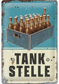 Postershop Plechová cedule: Tankstelle - 20x30 cm