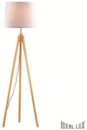 Stojací lampa Ideal Lux York PT1 wood 089805 imitace dřeva