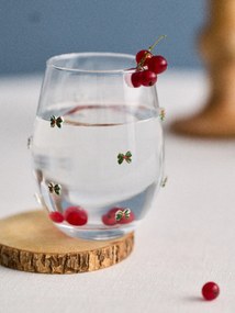 Sinsay - Sklenice s motivem mašliček - zelená