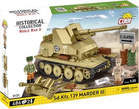 Cobi 3131 německý stíhač tanků sd.kfz. 139 marder iii 1:35