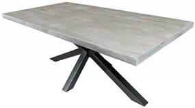 Šedý mangový jídelní stůl Galaxie 200 cm