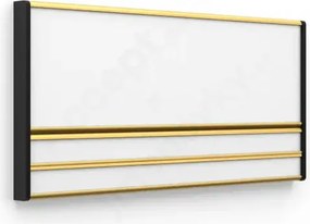 ACCEPT Dveřní tabulka ACS 187 x 93 mm - zlatá tabulka