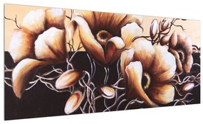 Obraz květů (100x40 cm)