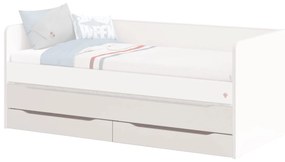 Čilek Patrová postel White Studio pro 3 děti 90x200 cm s úložným prostorem (žebřík)
