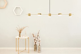 Toolight - LED závěsné svítidlo APP929-5CP, zlatá, OSW-07008