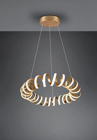LED závěsné svítidlo ve zlaté barvě ø 55 cm Curl – Trio