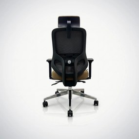 Ergonomická kancelářská židle hnědá AXIS