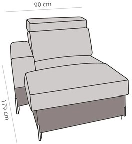 Sedací souprava ULISES L | 179x250 | rozkládací | vysoká kvalita | VÝBĚR TKANIN
