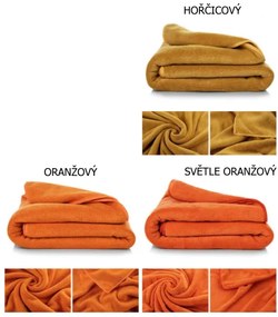 Rychleschnoucí ručník mikrovlákno 50x90cm různé barvy Barva: světle oranžová