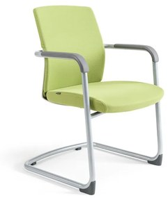 Jednací židle Office More JCON WHITE — více barev, nosnost 120 kg Zelená