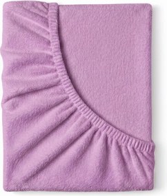 Kvalitex Froté dětské prostěradlo světle fialové 60x120cm