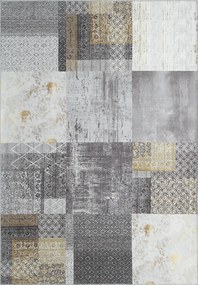 Spoltex, Kusový koberec Edessa 1300 Grey, 120x170, šedá, chodba / předsíň