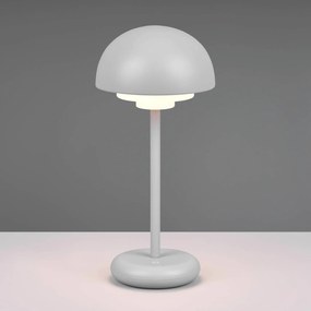 Stolní lampa LED Elliot IP44 baterie stmívač šedá