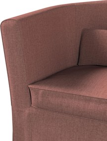 Potah na křeslo IKEA Ektorp Tullsta barva hnědá látka pletený vzor