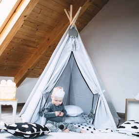 Vigvam design Teepee Gray &amp; Colors - čtvercové s doplňky