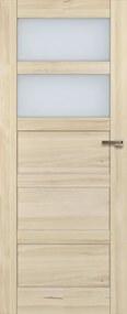 Interiérové dveře vasco doors BRAGA model 3 Průchozí rozměr: 70 x 197 cm, Orientace dveří: Levé dveře, Dekor: Ořech muškátový