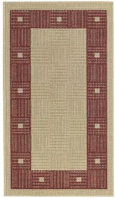 Koberce Breno Kusový koberec SISALO 879/J84 Red, Červená, Vícebarevné, 67 x 120 cm