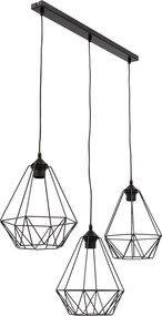 Bendinni, 74x19x110cm závěsná lineární 3 černý