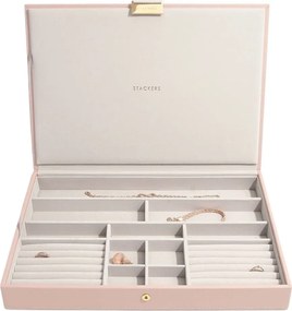Krabička na šperky Stackers s poklicí supersize champagne-růžová