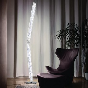Slamp Hugo, designová stojací lampa, 40W LED 3000K, prisma, výška 205cm