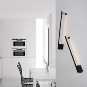 LED nástěnné svítidlo Gropius 60 černé