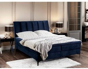 Čalouněná postel ALABAMA rozměr 120x200 cm Levá Černá